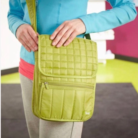 lug | Bags | Lug Moped Crossbody Bag Rfid Puffer Bag Lime Green Medium ...